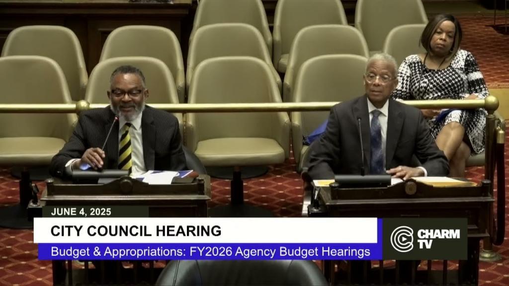 City Council Hearing Fy2026 Budget Circuit Court June 4 2025 Charmtv